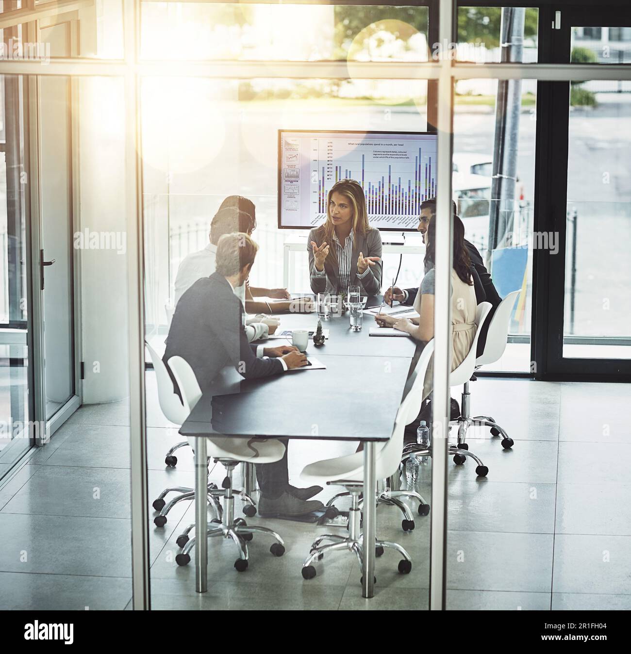 Business, training, and people in office with mentor for planning ...