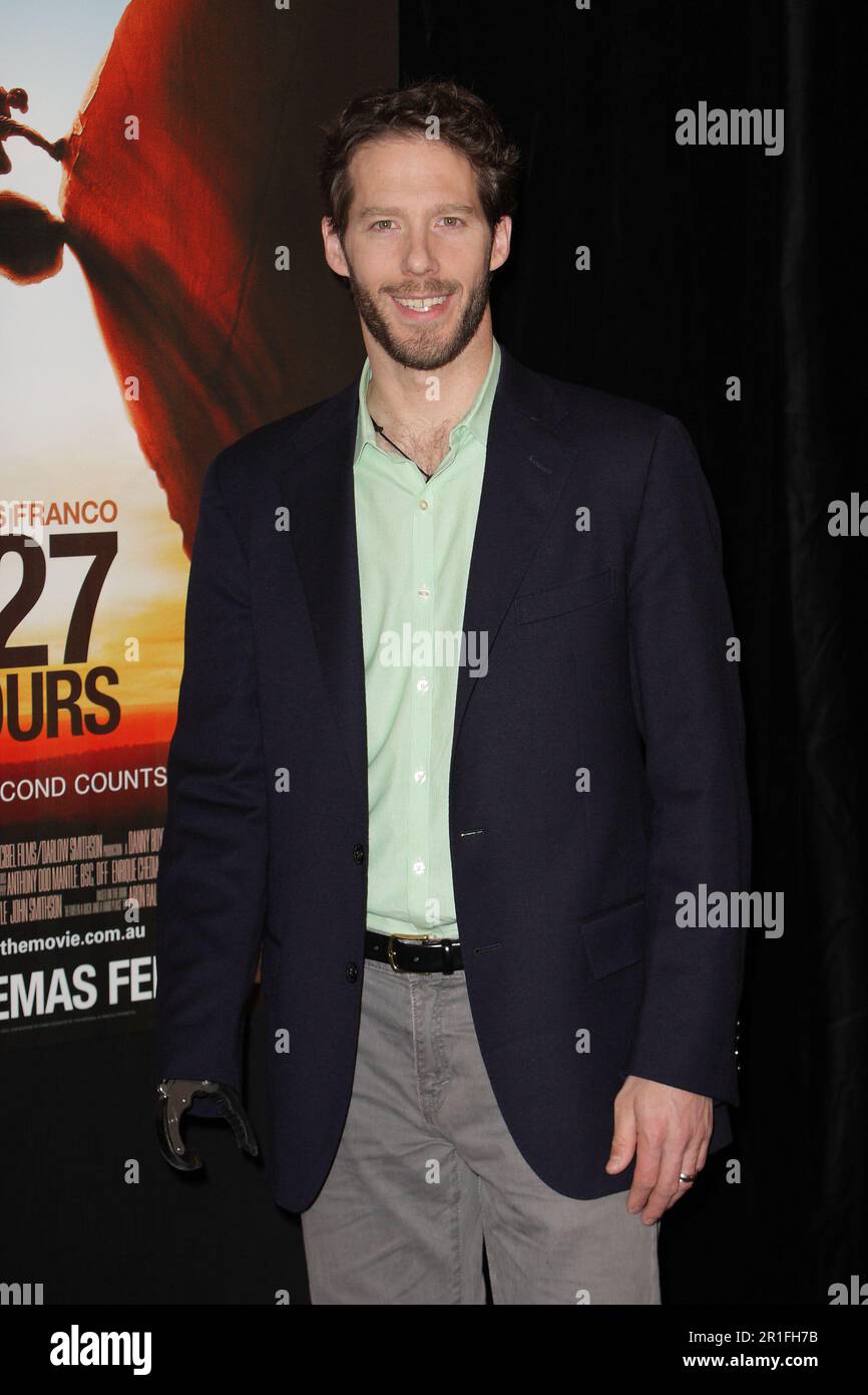 Aron Ralston The premiere of '127 Hours' held at Event Cinemas Sydney ...