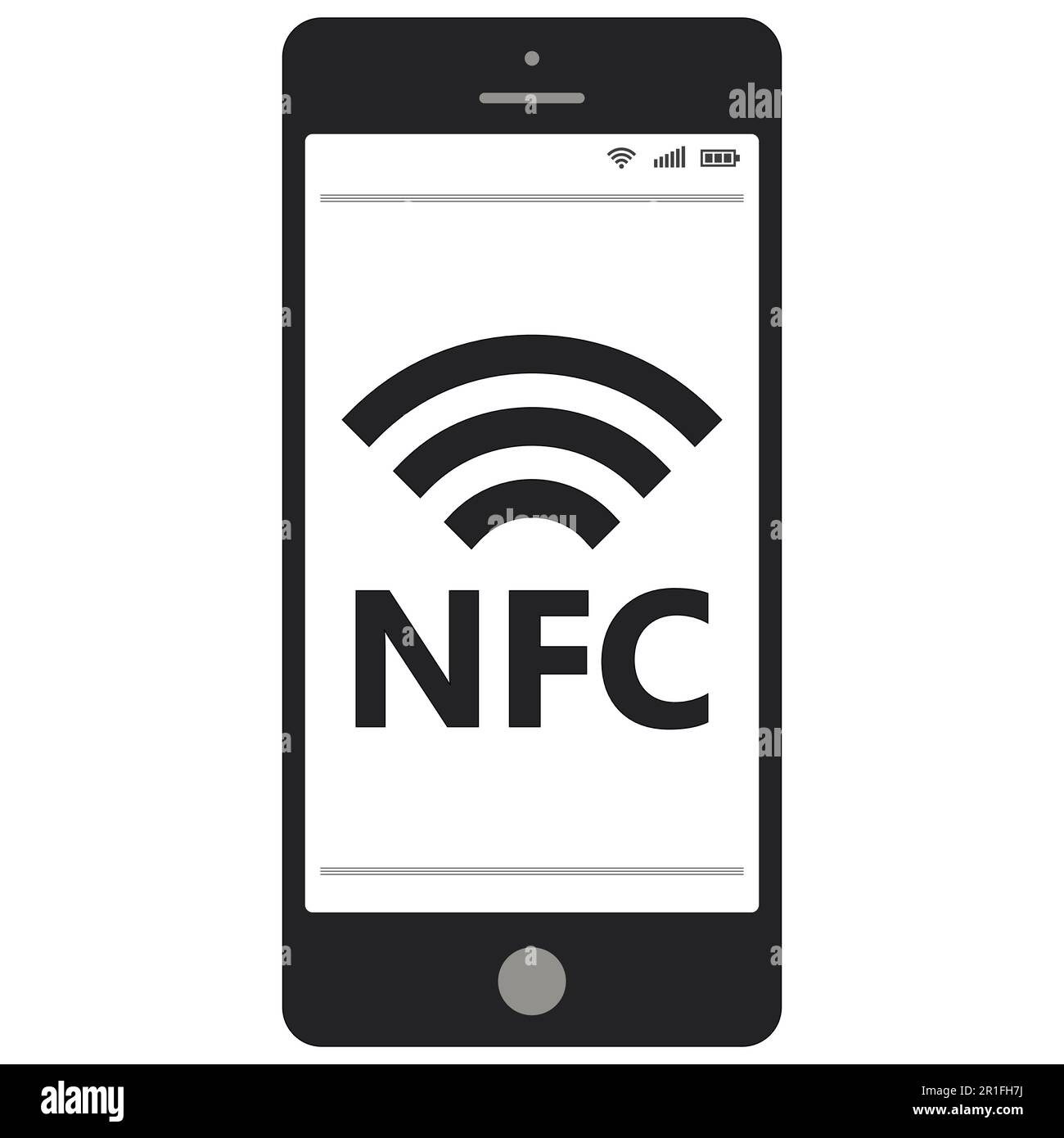 Nfc icon Stock Vector Images - Alamy