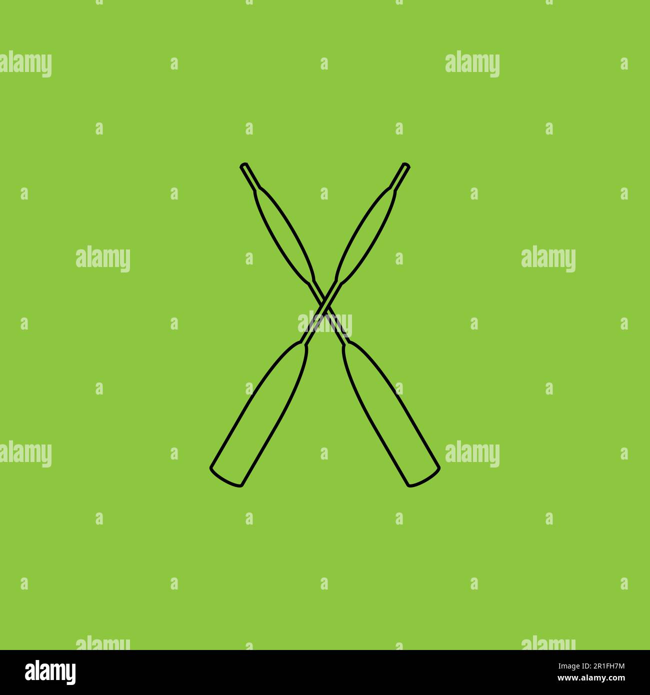 Woodcut Illustration of an Oar. - Vector Stock Vector Image & Art - Alamy