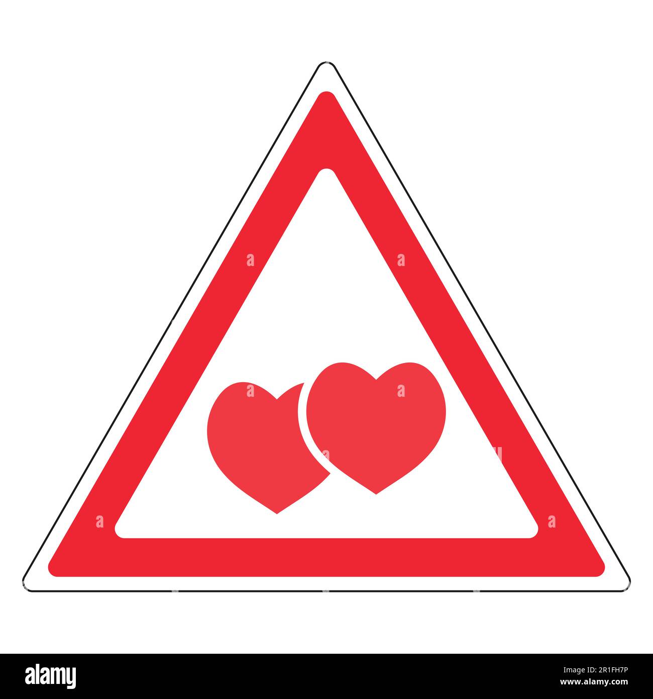 Love triangle vector vectors hi-res stock photography and images - Alamy