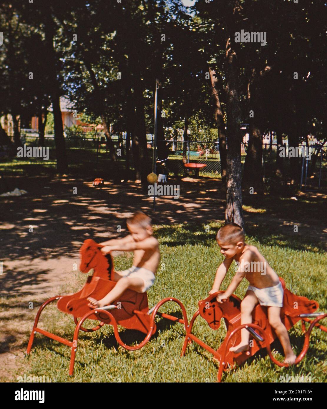 Rocking horses hi-res stock photography and images - Alamy