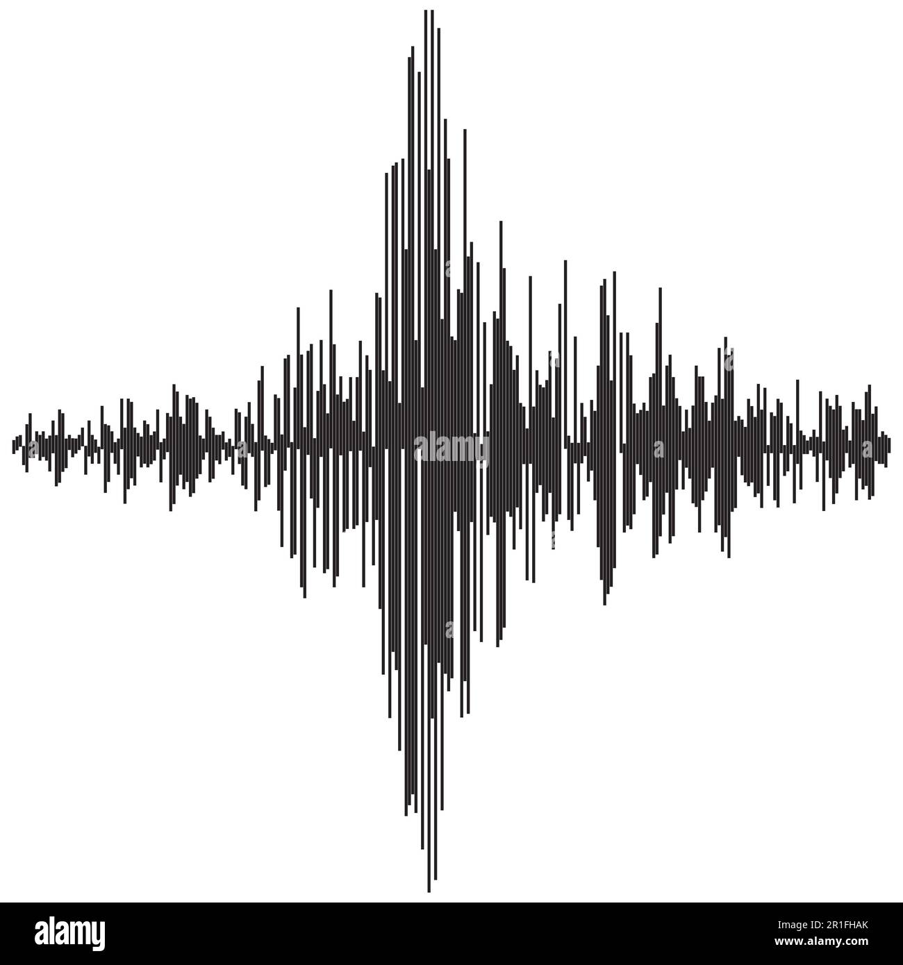 Vector sound waves. Audio equalizer technology, pulse musical Stock ...