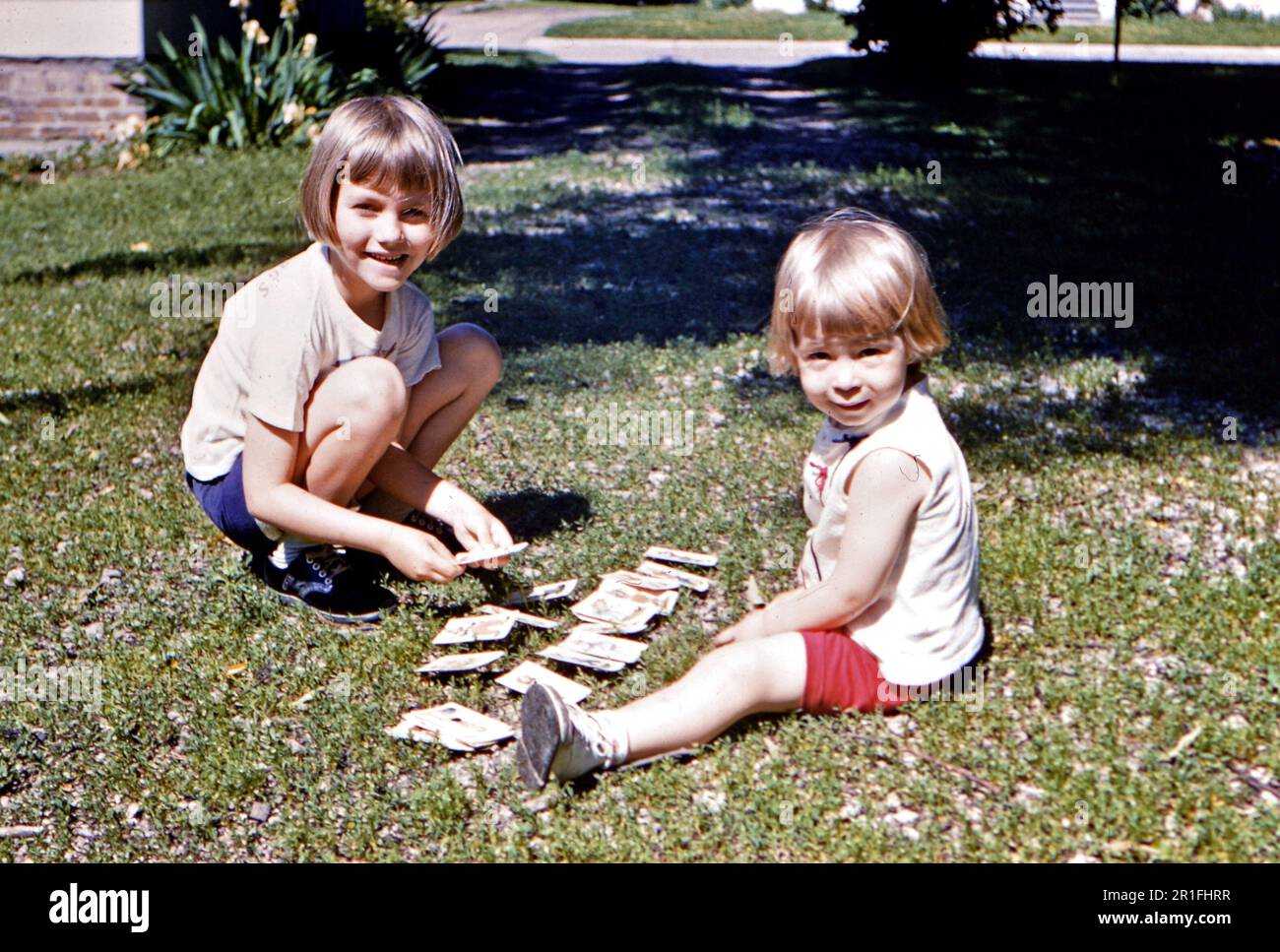 1960s historical children playing on hi-res stock photography and ...