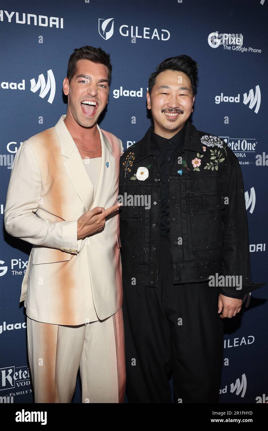 New York, NY, USA. 13th May, 2023. Matt Rogers, Andrew Ahn at arrivals ...