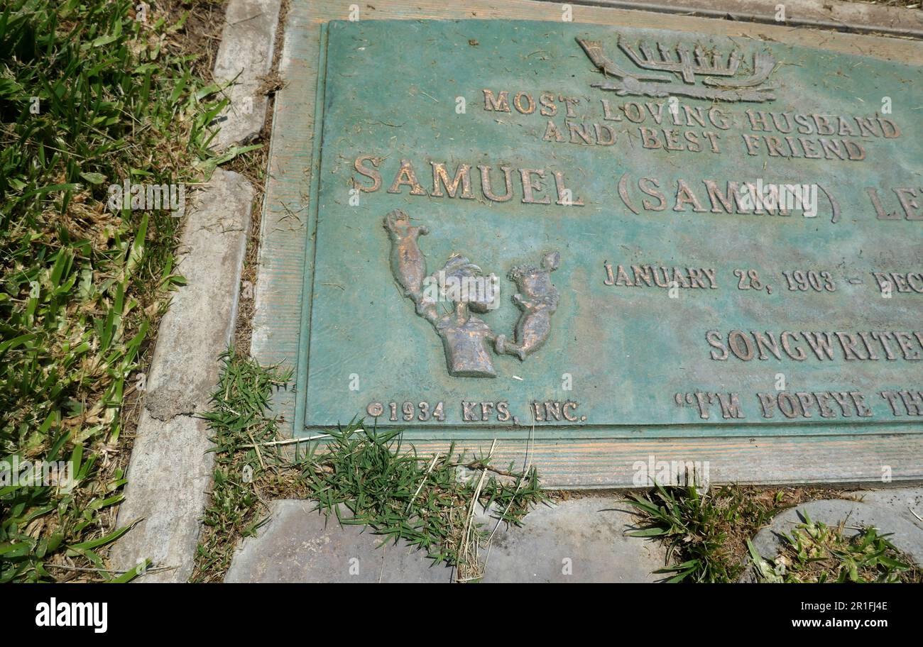 Los Angeles, California, USA 12th May 2023 Songwriter Sam Lerner Grave ...