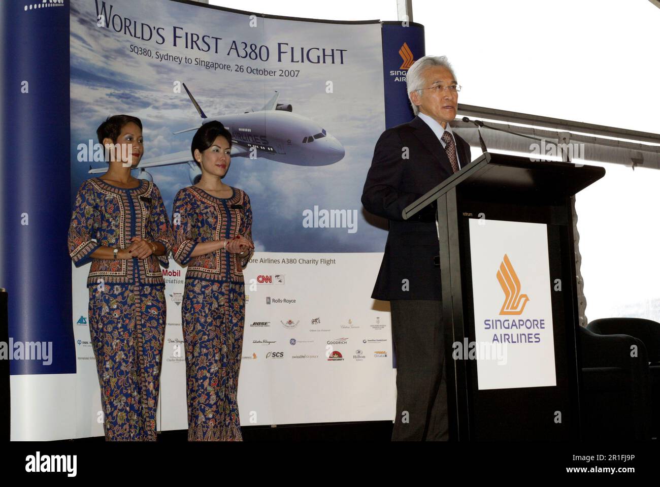 Mr Chew Choon Seng, CEO of Singapore Airlines, at a media conference ...