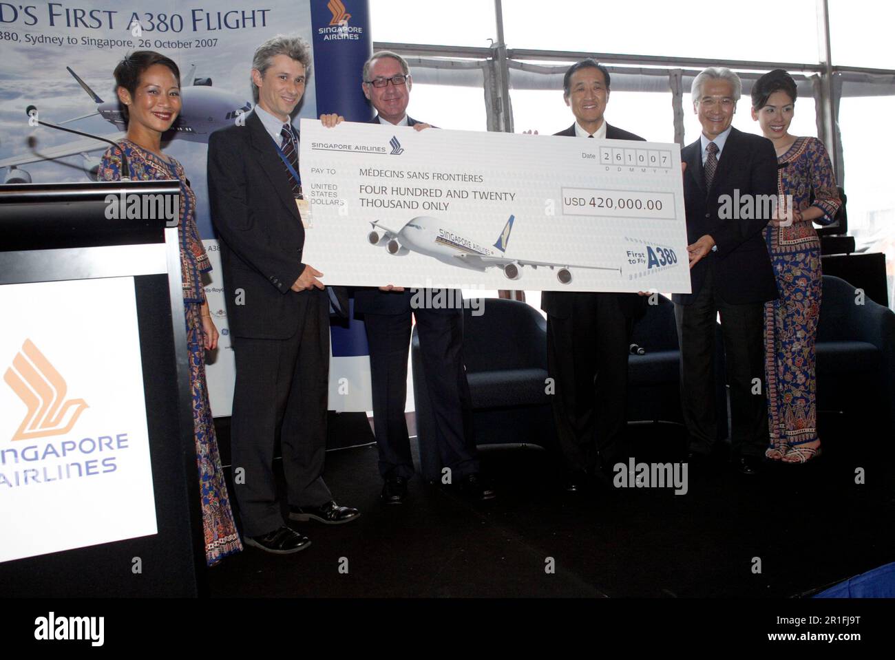 Dr Nick Wood of Medecins Sans Frontiers (second from left) at the ...