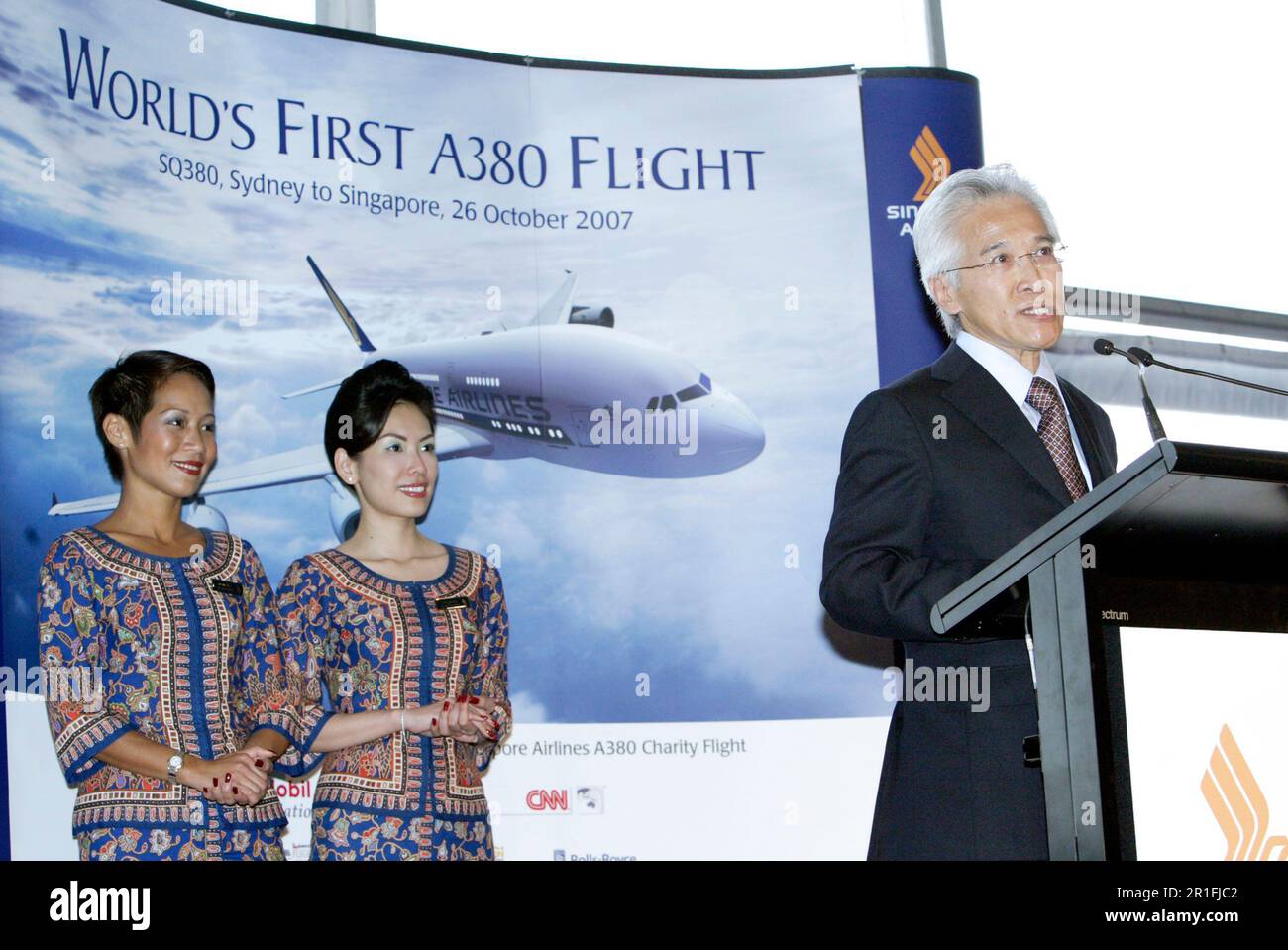 Mr Chew Choon Seng, CEO of Singapore Airlines, at a media conference ...