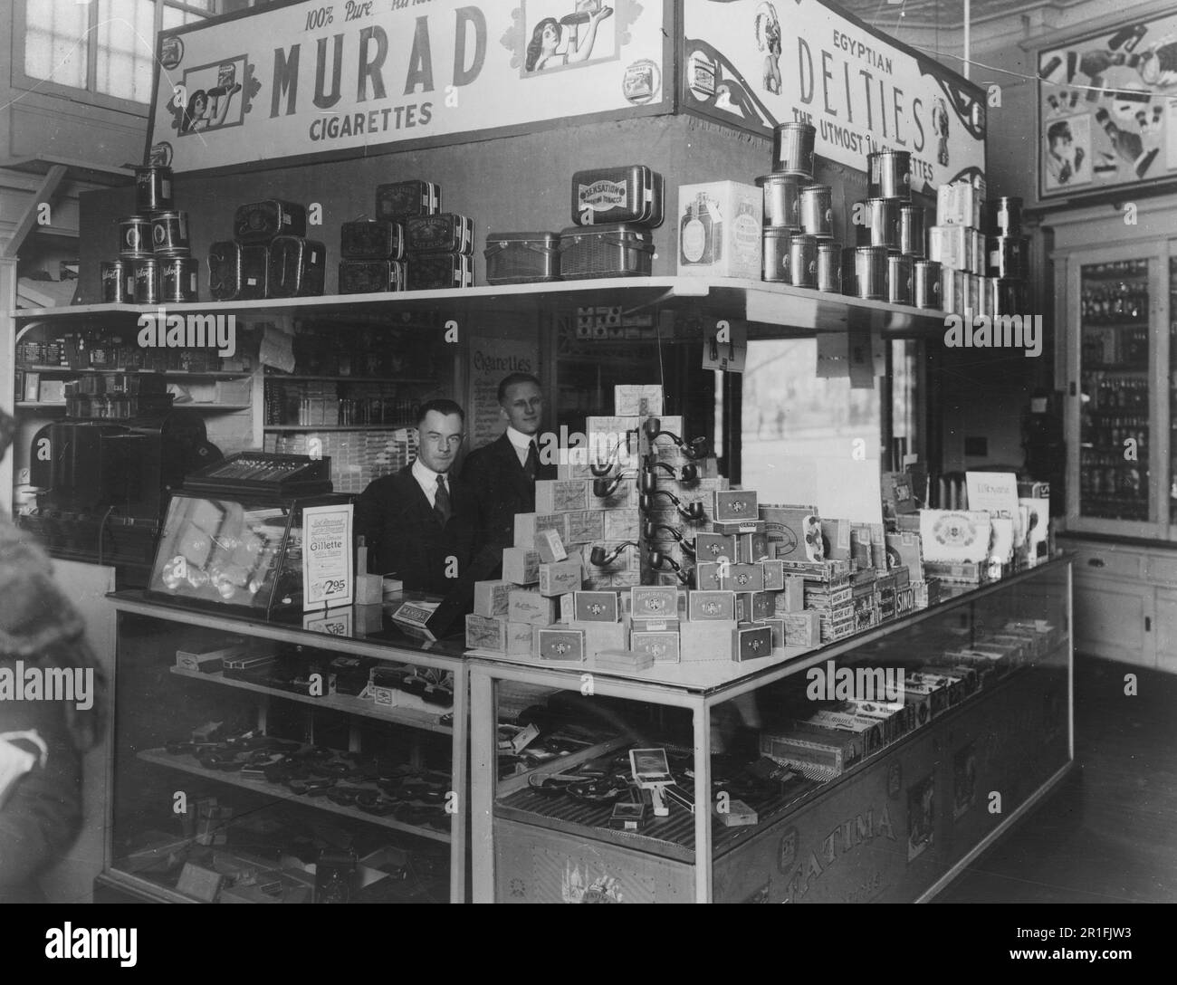 Tobacco products counter hi-res stock photography and images - Alamy