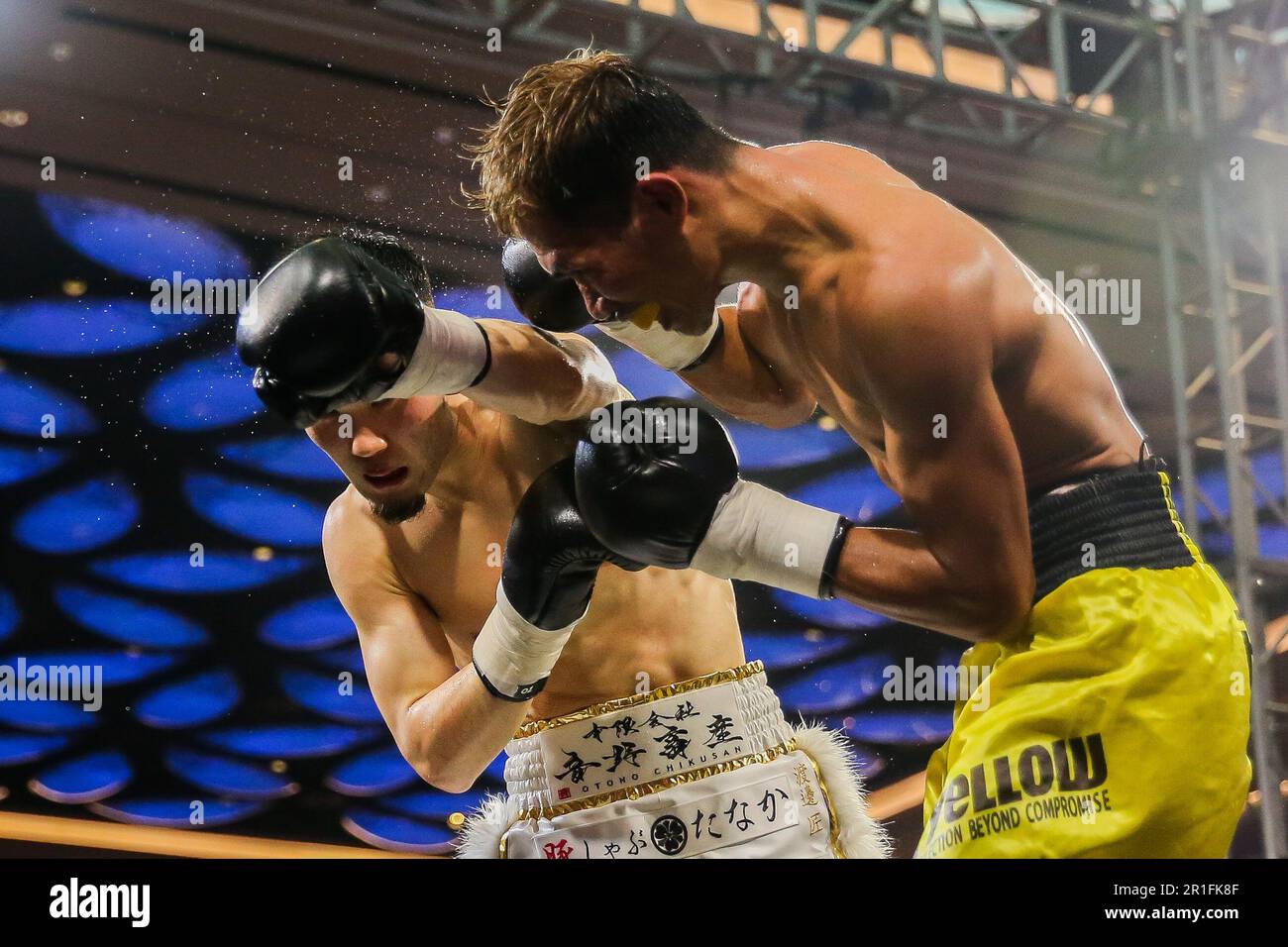 Paranaque City, Philippines. 13th May, 2023. Carlo Demecillo (R) of the ...