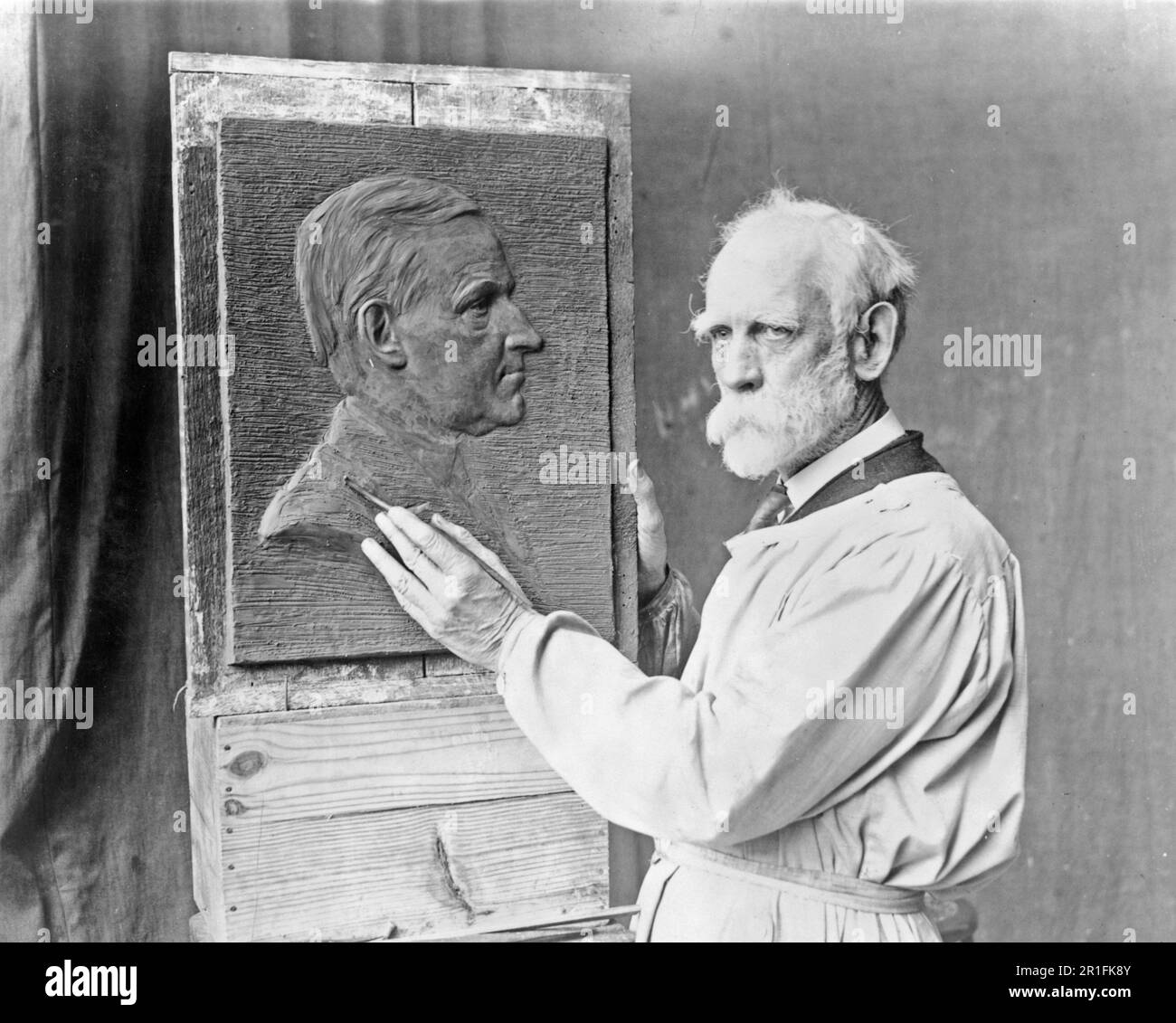 Archival Photo: Henry K. Bush-Brown, half-length portrait, wearing ...