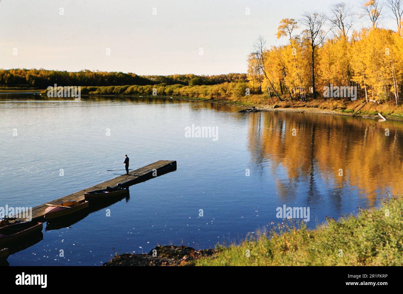 1950s fishing hi-res stock photography and images - Alamy