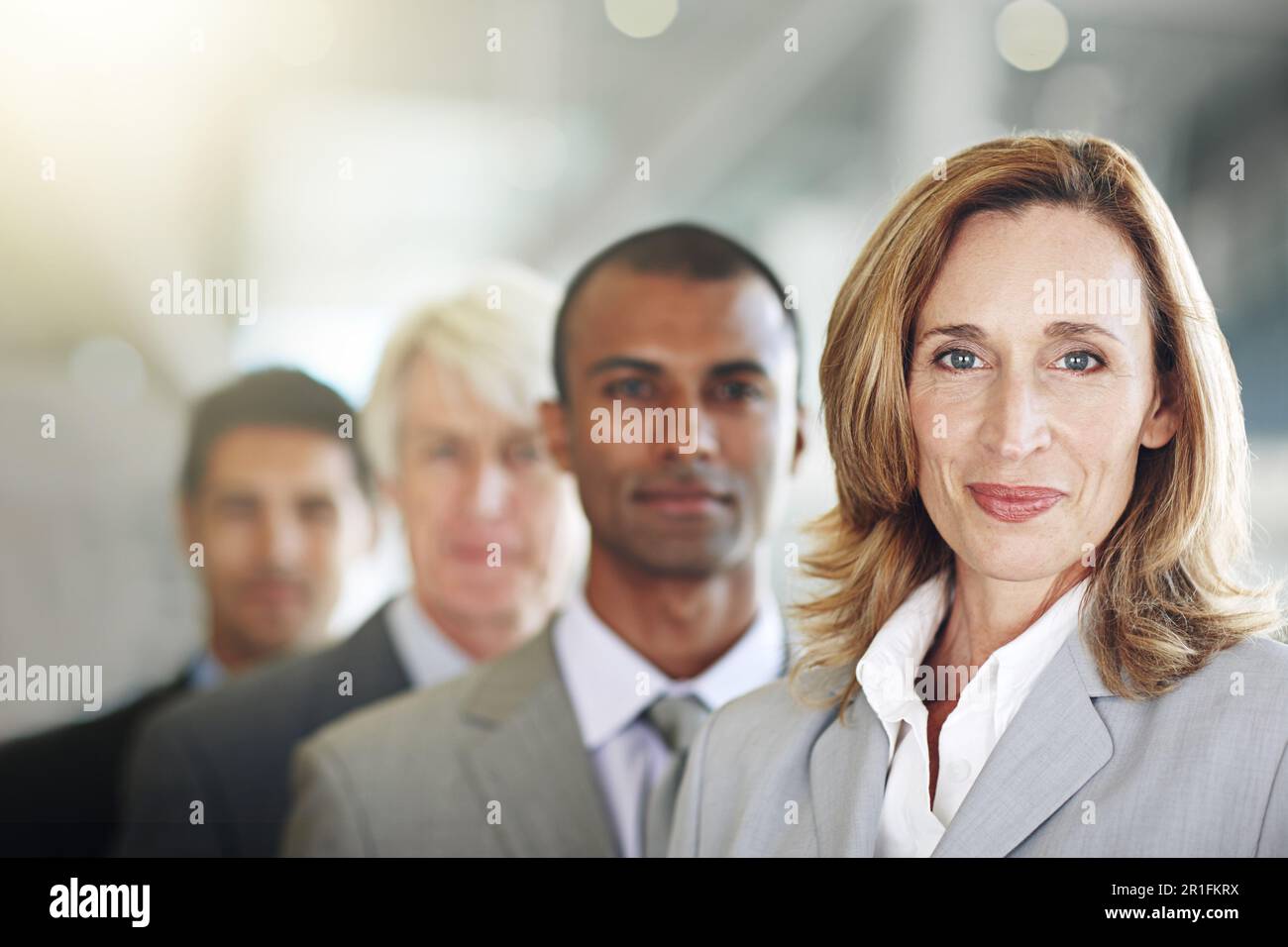 Business woman, portrait and face in leadership, management or ...