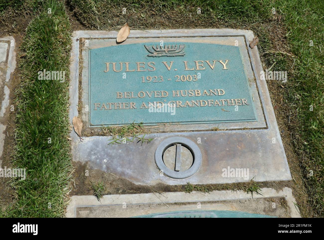 Los Angeles, California, USA 12th May 2023 Producer Jules V. Levy Grave ...