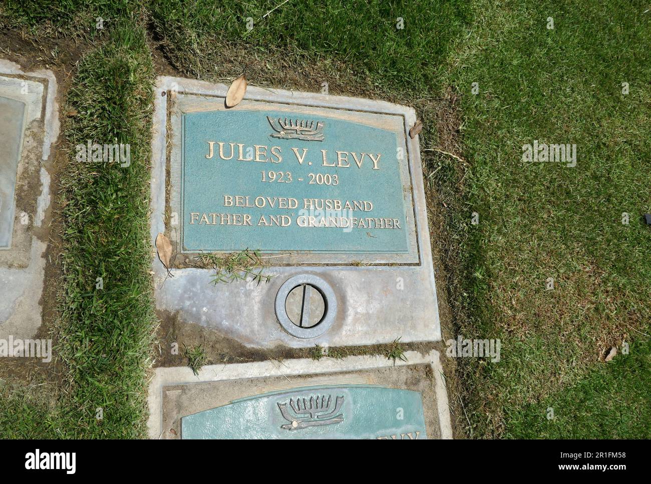 Los Angeles, California, USA 12th May 2023 Producer Jules V. Levy Grave ...