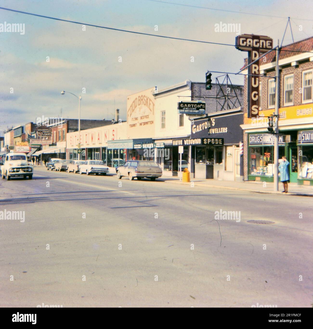 1960s small canadian town hi-res stock photography and images - Alamy