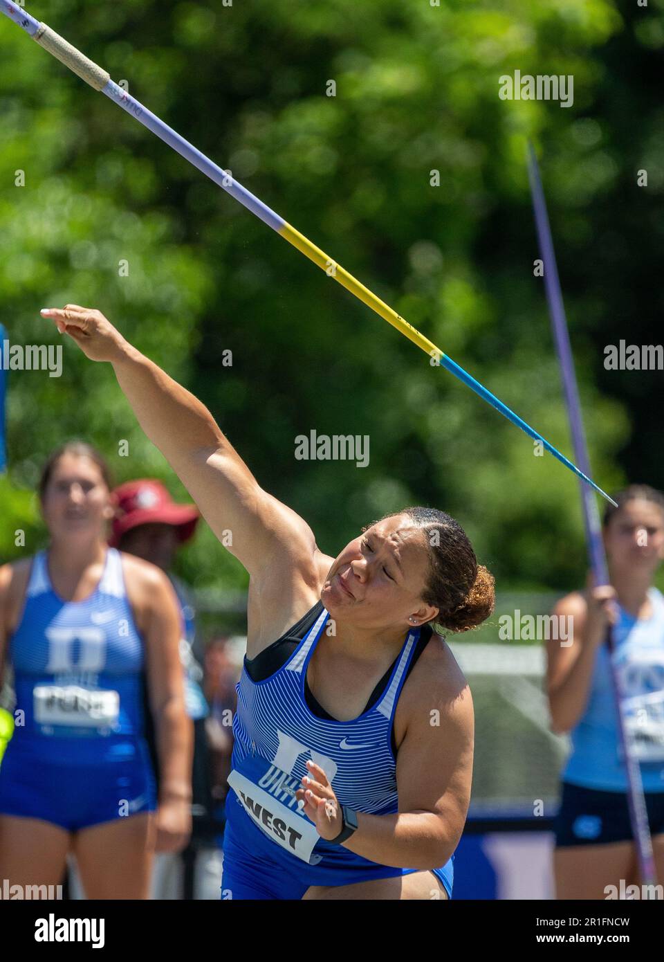 Raleigh, North Carolina, USA. 12th May, 2023. KIRSTIN WEST (Duke ...