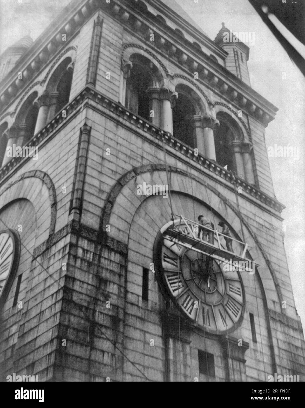 On the front of the washington post building in washington Black and ...