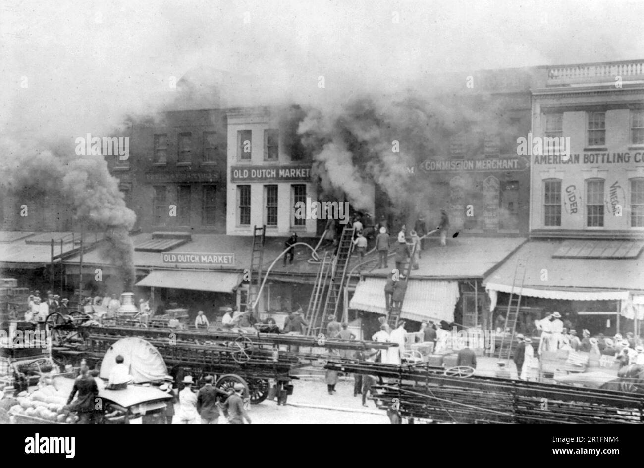 Archival Photo: Washington D.C. Fire Department activities: fighting ...