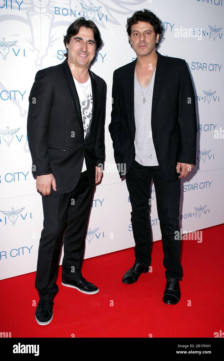 Vince Colosimo and Nick Giannopoulos Bon Jovi, currently on tour in ...