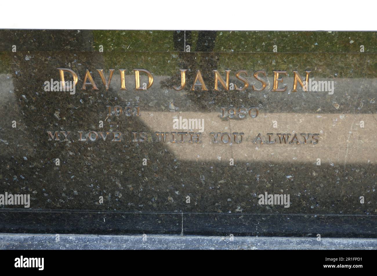 Los Angeles, California, USA 12th May 2023 Actor David Janssen Grave in ...