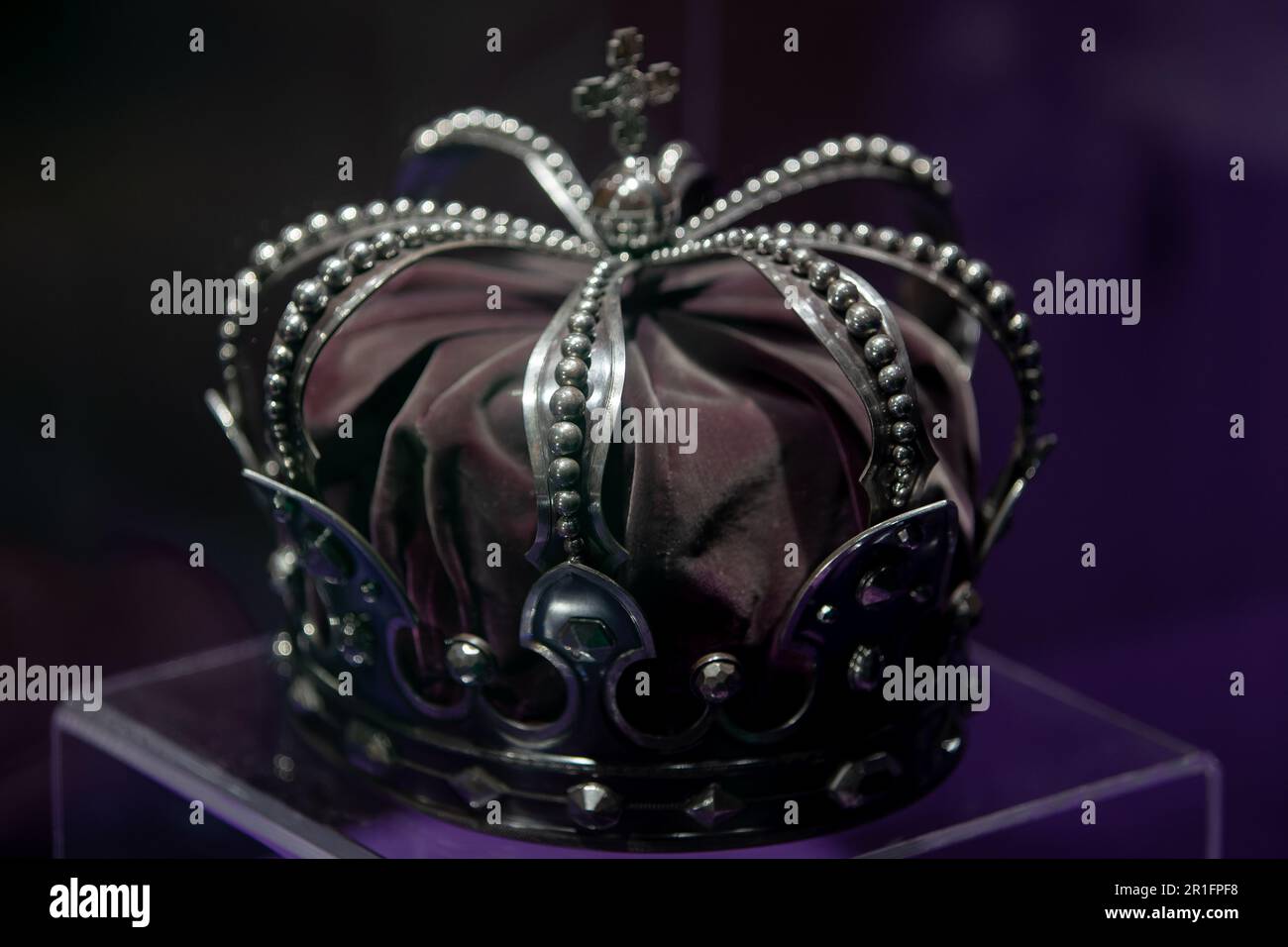 Bucharest, Romania. 13th May, 2023: The Steel Crown of King Carol I of ...