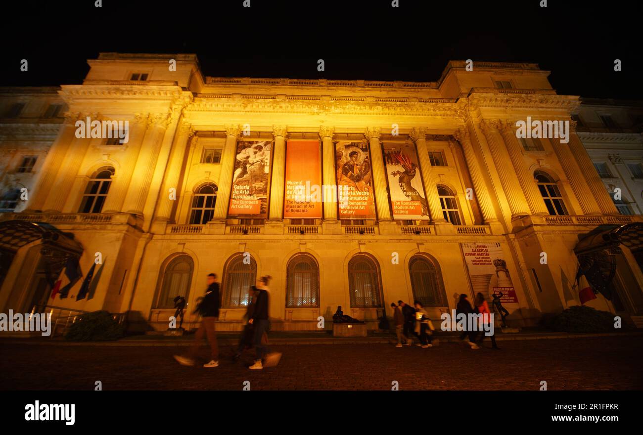 Bucharest, Romania. 13th May, 2023: The Romanian National Museum of Art ...