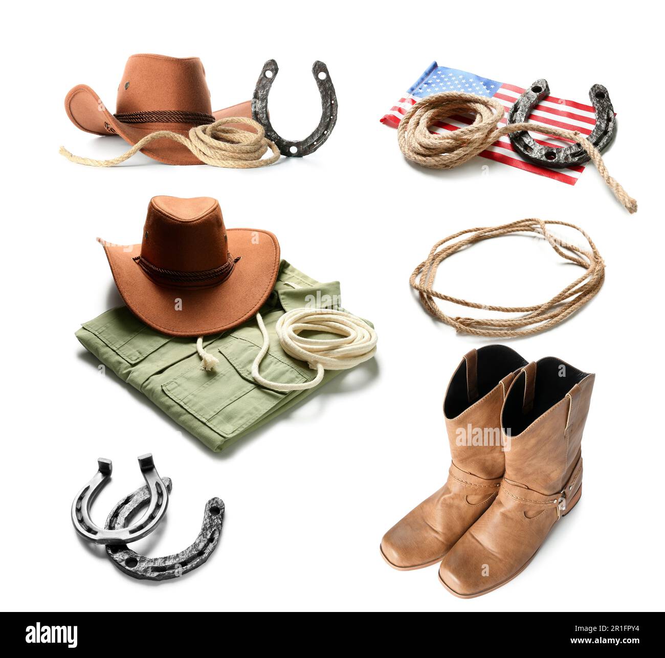 Horseman and flag Cut Out Stock Images & Pictures - Alamy