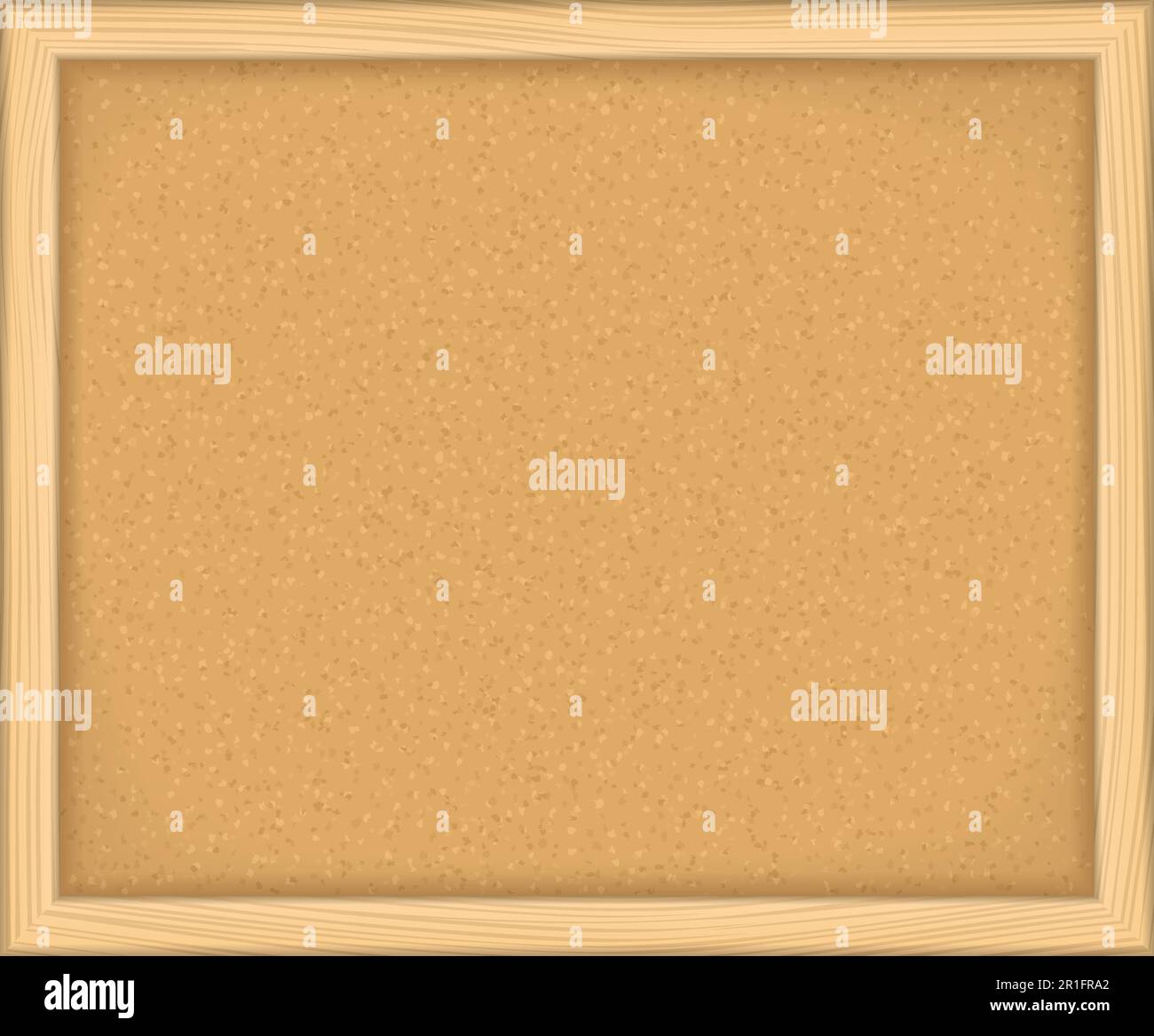 Empty bulletin board on white background, vector eps10 illustration ...