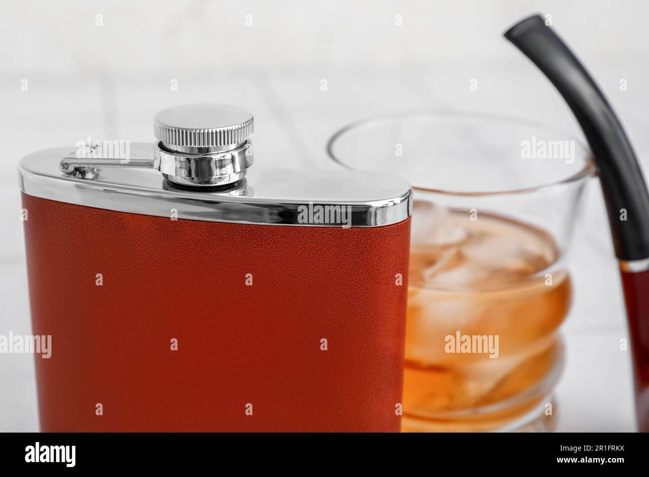 Hip flask table hi-res stock photography and images - Alamy