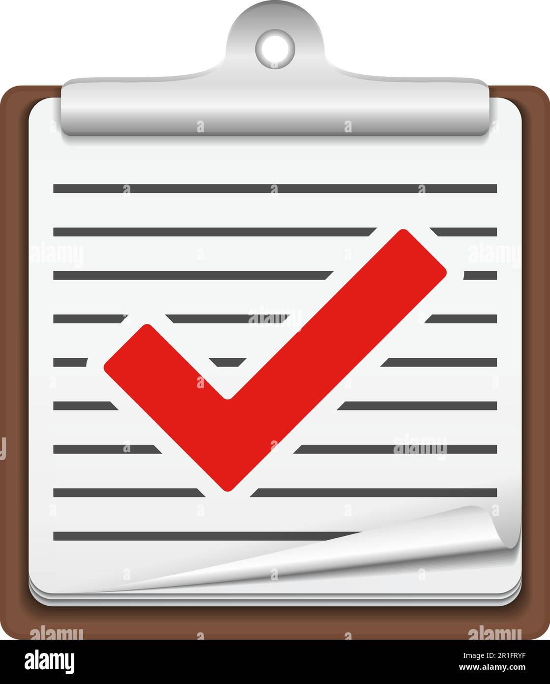 Clipboard with check list icon, vector eps10 illustration Stock Vector ...