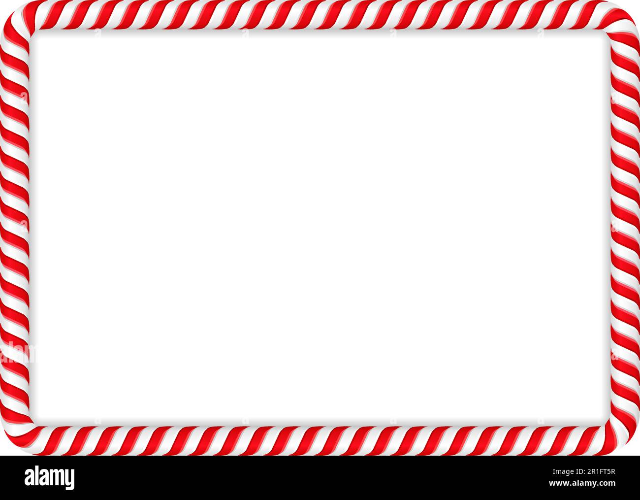Frame made of candy cane, vector eps10 illustration Stock Vector Image ...