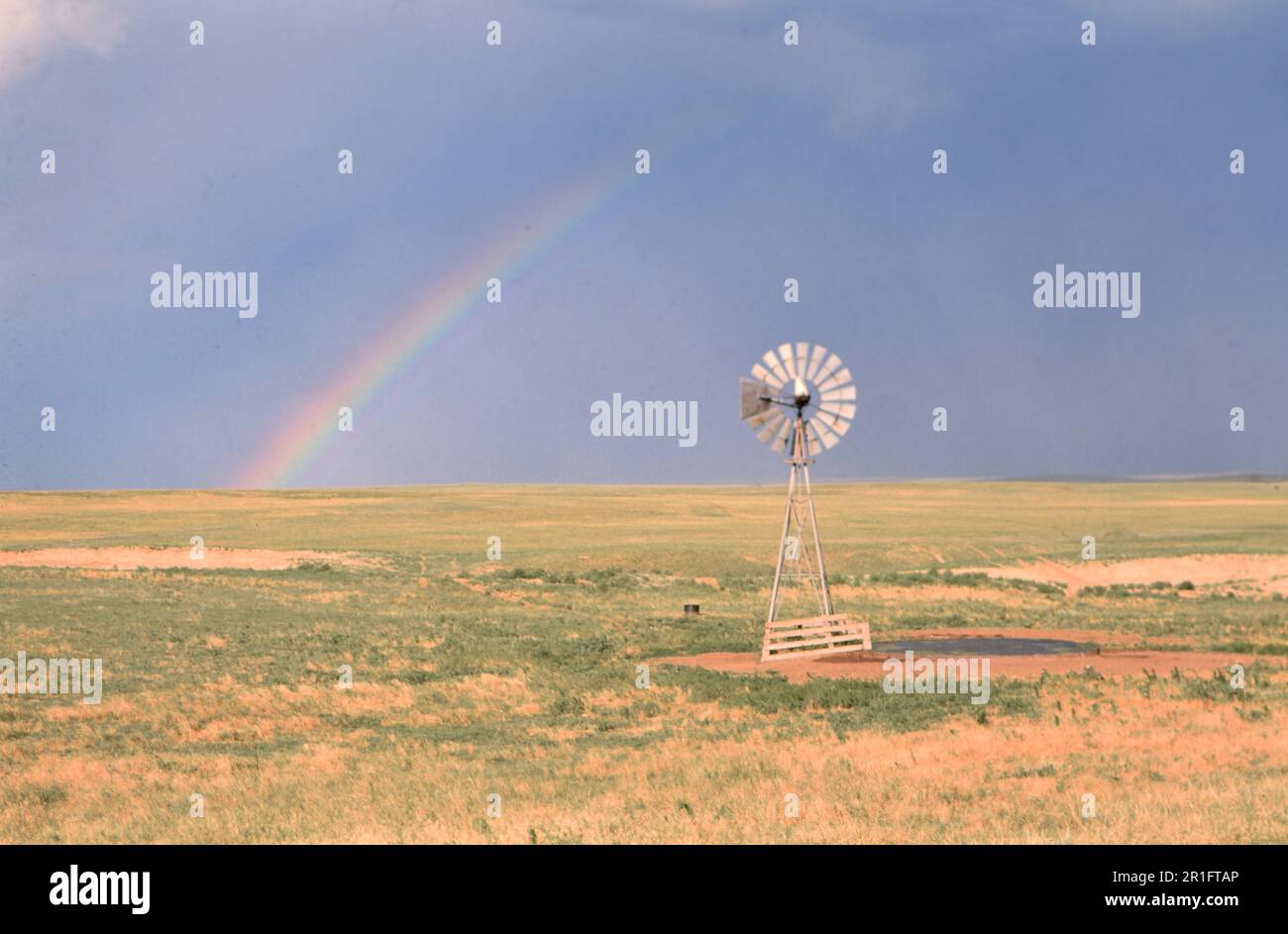 Rainbow over a ranch hi-res stock photography and images - Alamy