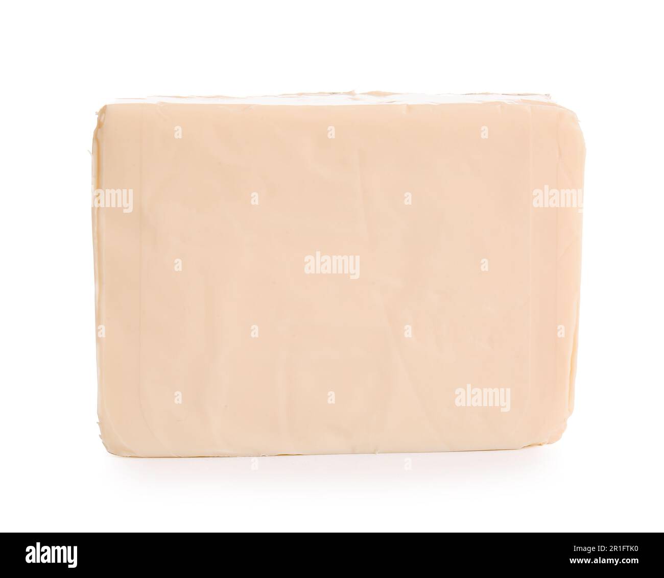 Processed cheese isolated on white background Stock Photo - Alamy