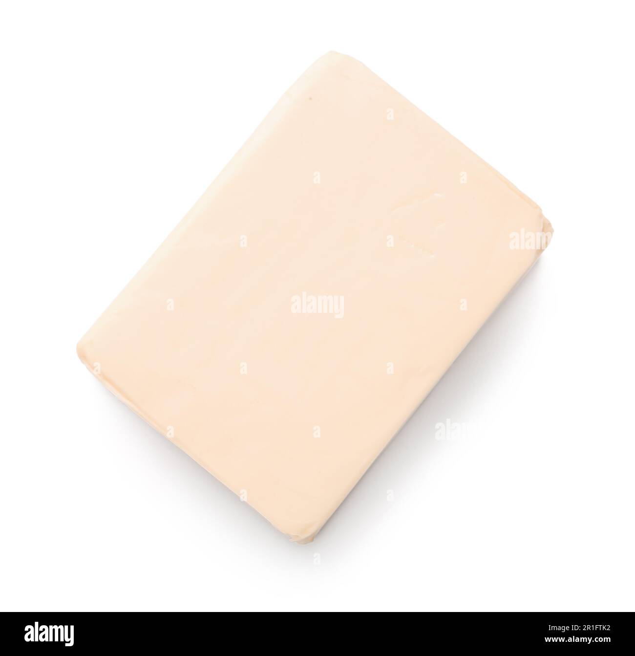 Processed cheese isolated on white background Stock Photo - Alamy