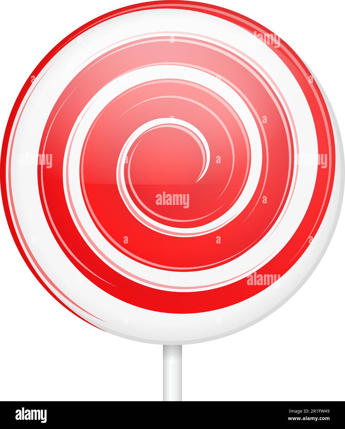 Sweet lollipop with stick, vector eps10 illustration Stock Vector Image ...