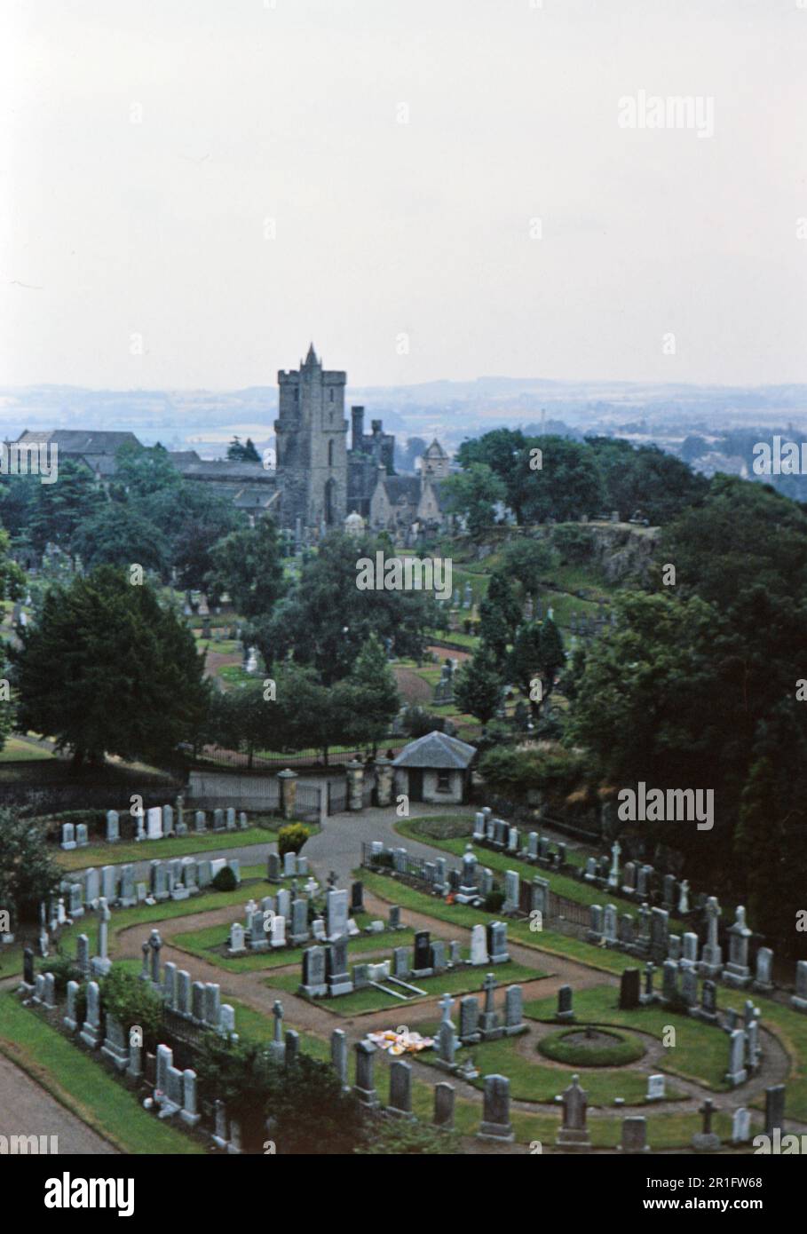 Church of the Holy Rude, Stirling, Scotland. View from Stirling Castle ...