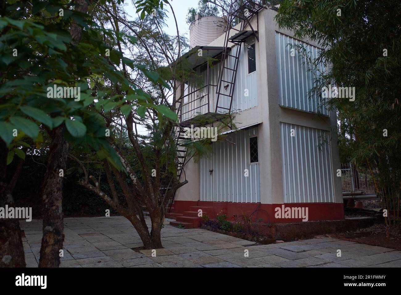 A two storey container home in Mahabaleshwar, India. Container homes ...