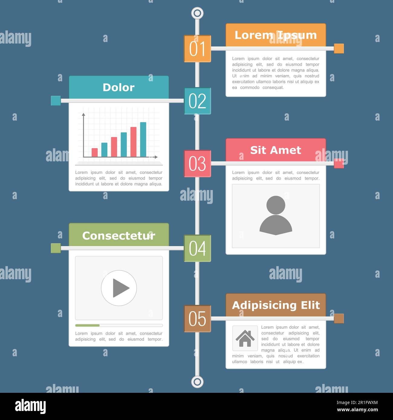Timeline infographics design template, vector eps10 illustration Stock ...