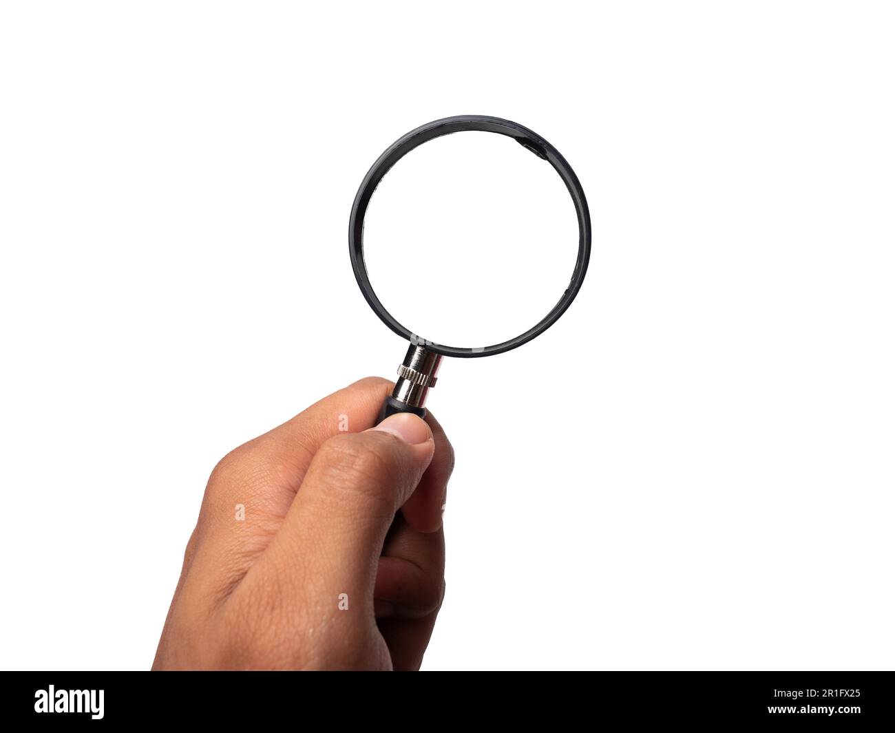 Picture of a black loupe or magnifier for seeing small things Stock ...
