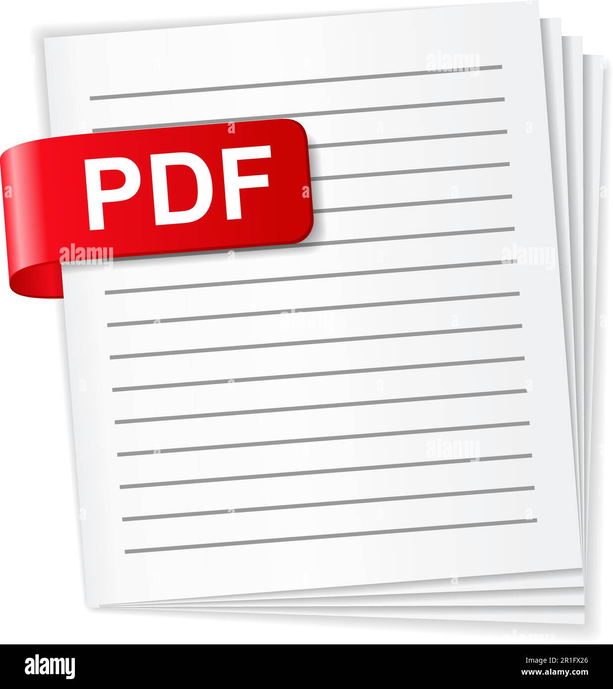 PDF file icon, vector eps10 illustration Stock Vector Image & Art - Alamy