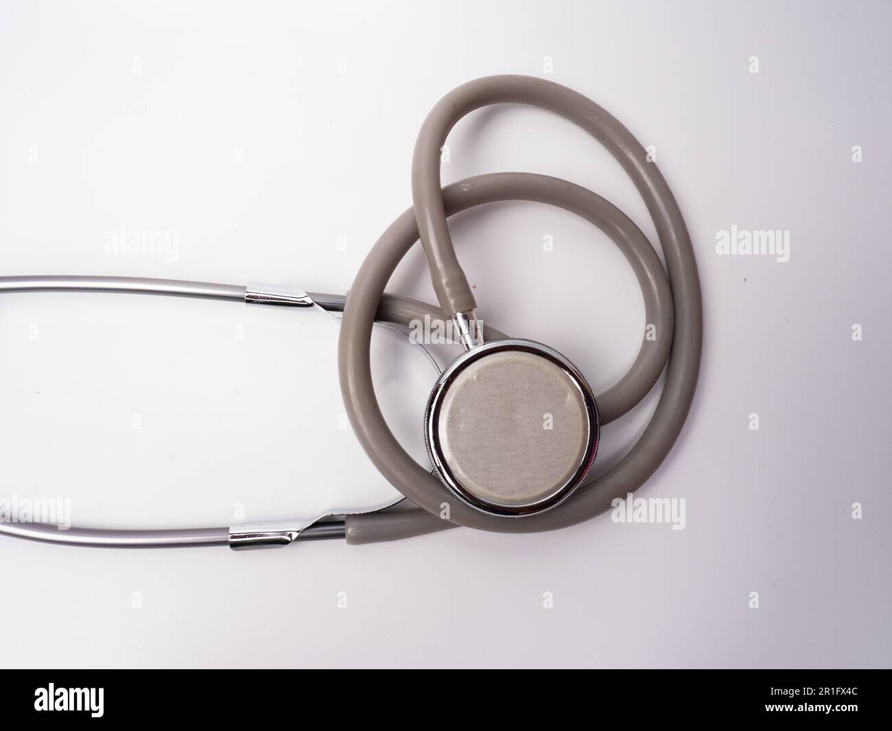 Picture of a stethoscope, a medical device for auscultation, or ...