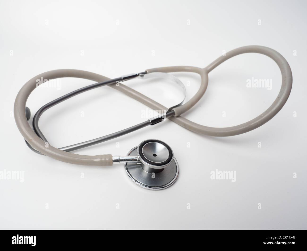Picture of a stethoscope, a medical device for auscultation, or ...
