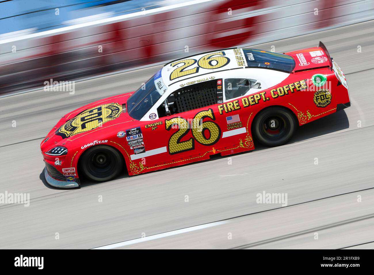 DARLINGTON, SC - MAY 13: Kaz Grala (#26 Sam Hunt Racing Fire Department ...