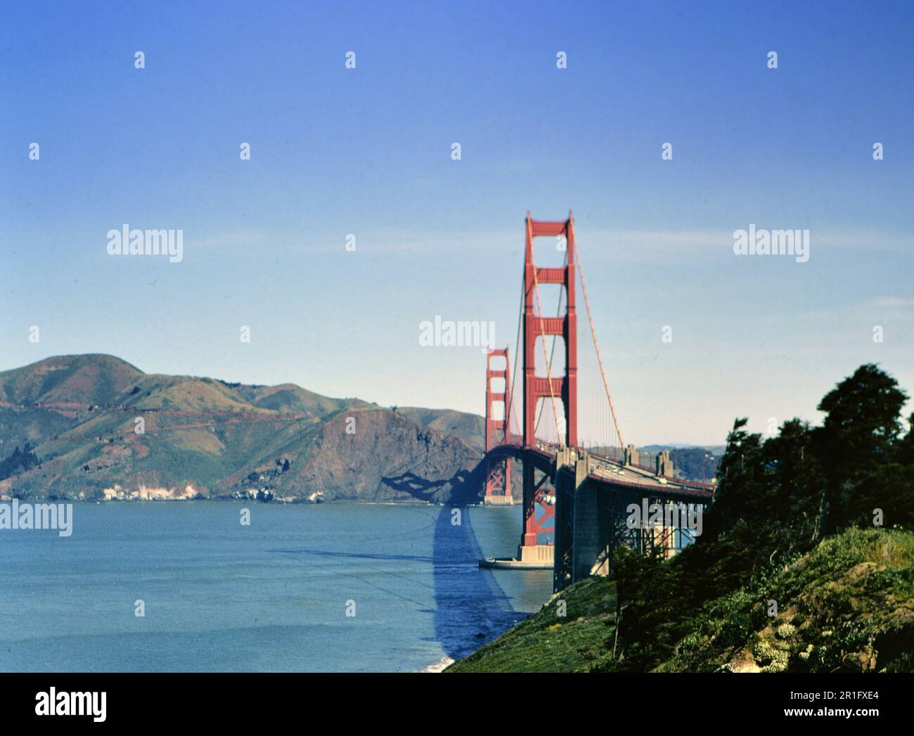 The Golden Gate Bridge in San Francisco ca. 1970-1971 Stock Photo - Alamy
