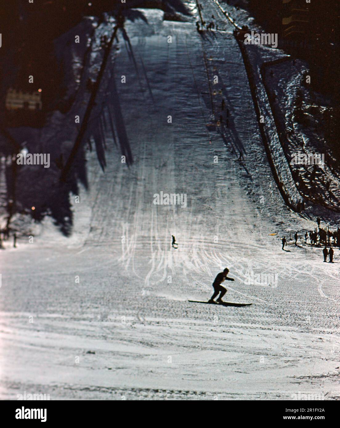 Ski 1960s jump hi-res stock photography and images - Alamy