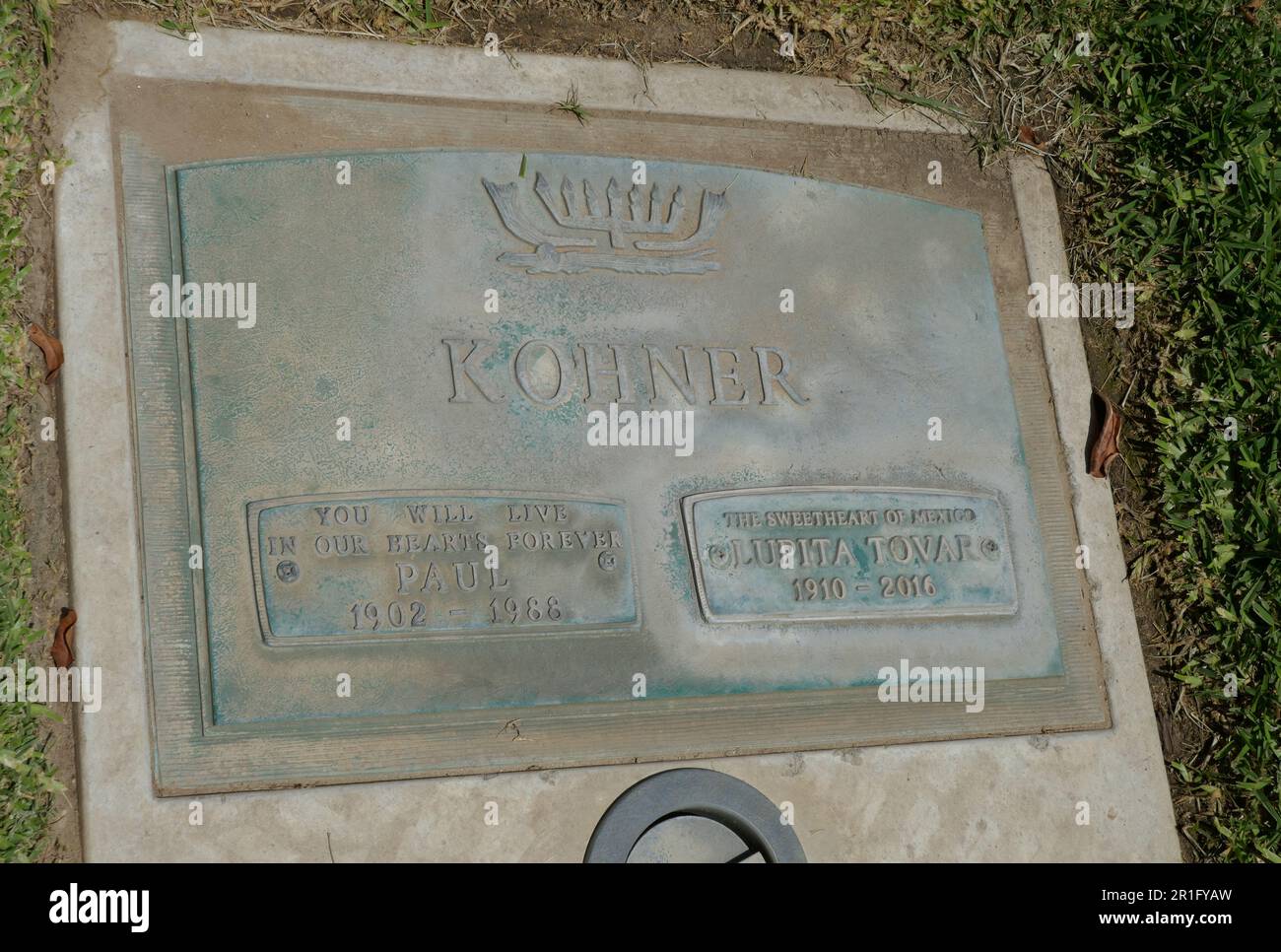 Los Angeles, California, USA 12th May 2023 Producer/Agent Paul Kohner and wife Actress Lupita ...