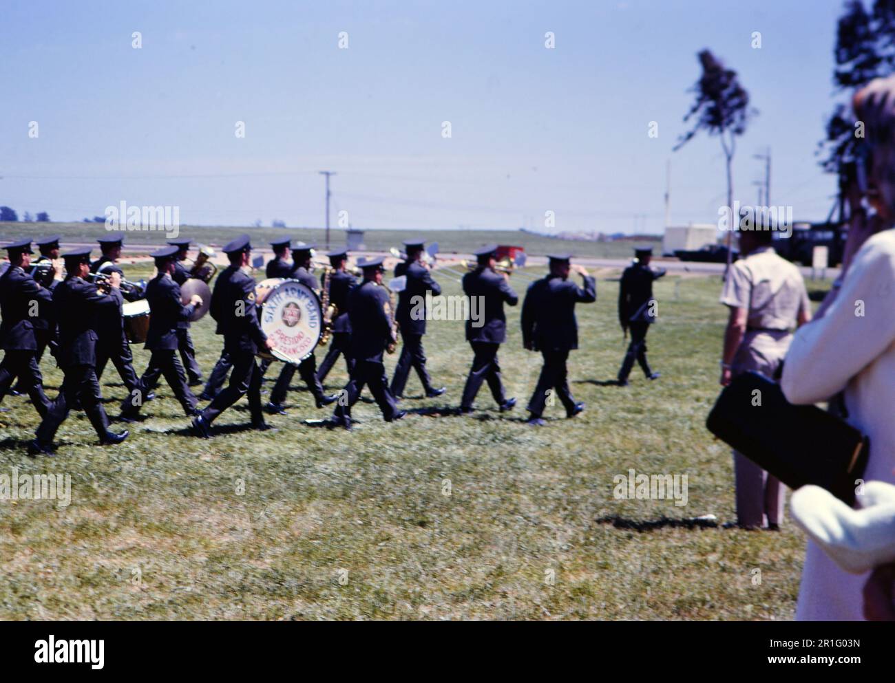 Members of the Sixth Army Band from the Pesidio Army Base in San ...
