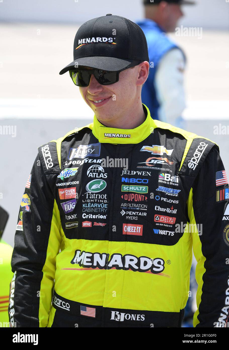 DARLINGTON, SC - MAY 13: Brandon Jones (#9 JR Motorsports Menards/Cheez ...